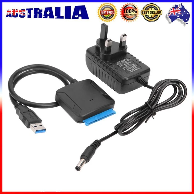 A# USB 3.0 To SATA Convert Cable SSD HDD Hard Drive Adapter (with UK ...