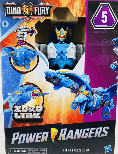 POWER RANGERS DINO fury ptera geler zord-bleu zoro lien EUR 46,64 ...