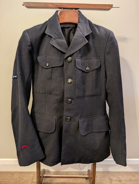 WW2 RAAF SERVICE Dress Tunic (Named) 38-39" Chest - With Belt & Rank ...