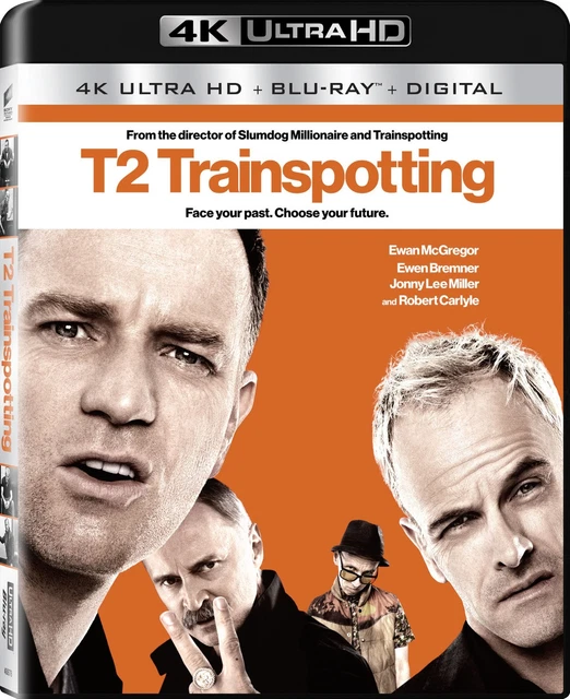 T2 TRAINSPOTTING (4K UHD Blu-ray) Ewen Bremner Robert Carlyle Jonny ...