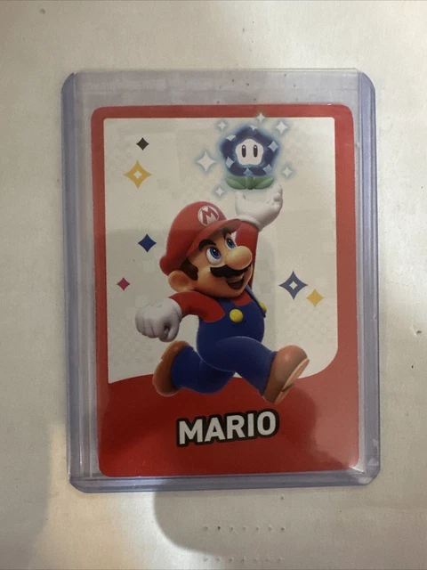 SUPER MARIO BROS. Wonder Card - Mario Walmart Exlusive Limited NM/Mint ...