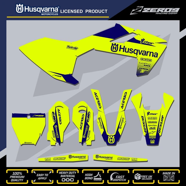HUSQVARNA 85 MOTOCROSS Graphics Mx Graphics Kit Decals Stickers Tc 85 Blok Yel/B £89.95 ...