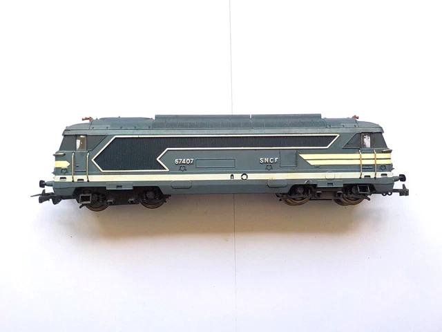LOCOMOTIVE DIESEL JOUEF BB67407 SNCF Bleue Référence 8539 Fonctionnelle EUR 35,00 - PicClick FR