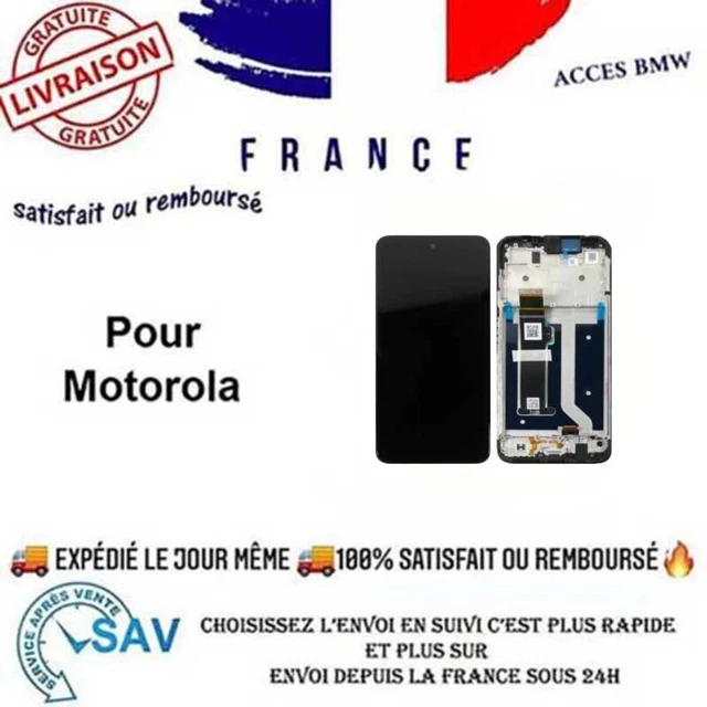 ORIGINAL ECRAN LCD et Vitre Tactile Avec Chassis Noir pour Motorola Moto G34 5G EUR 65,99 ...