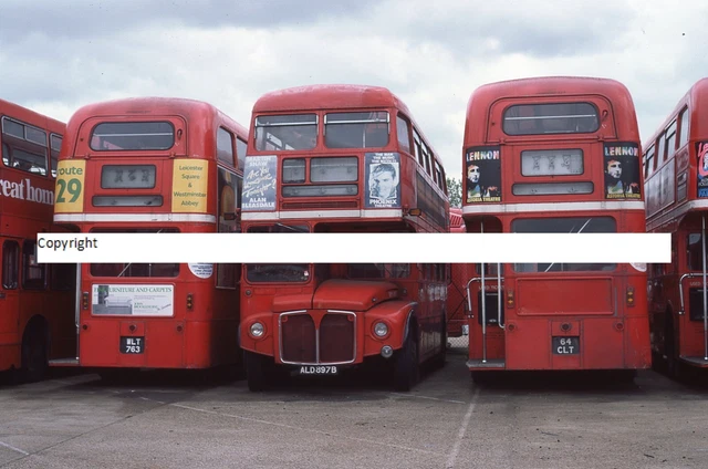 LONDON TRANSPORT BUS Colour Photograph Routemaster ALD 897B London Bus ...