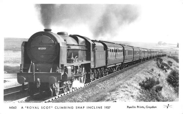 PAMLIN PRINTS Trains Royal Scot M563 Unused Good Plus Very Good EUR 3,20 - PicClick IT