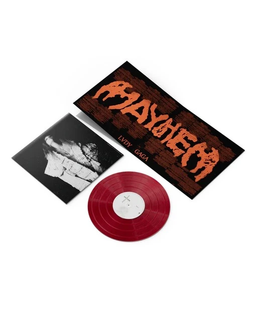 LADY GAGA MAYHEM INTERSCOPE LIMITED TRANSLUCENT RUBY VINYL PRESALE EUR ...