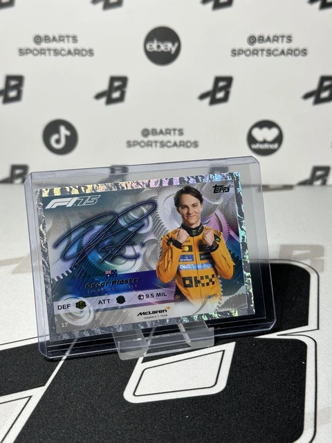 2025 TOPPS TURBO Attax Formula 1 Oscar Piastri Signature Style #17 £26. ...