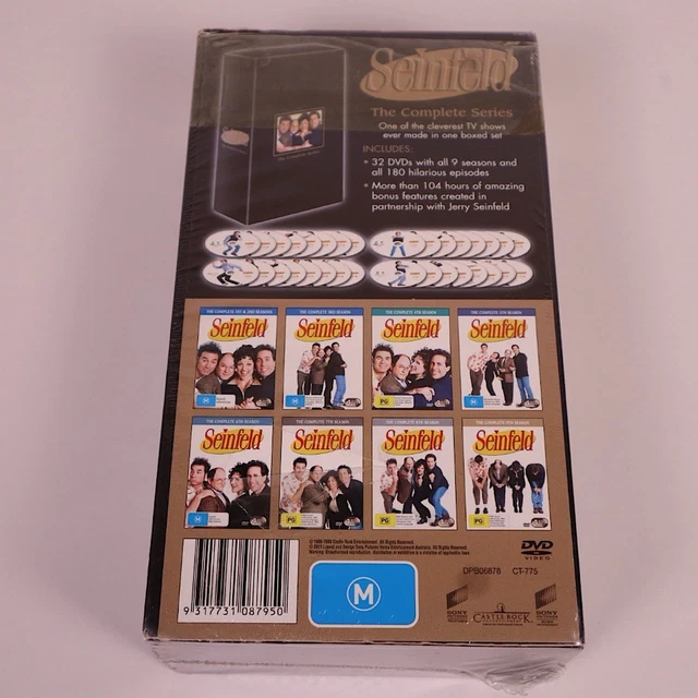 SEINFELD: THE COMPLETE Series Limited Edition Box Set DVD, 2011, 32 ...