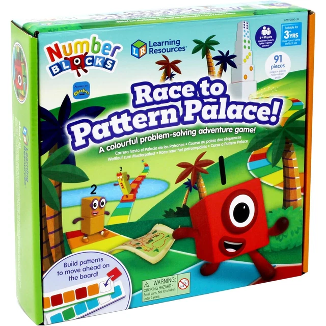 NUMBERBLOCKS RACE TO Pattern Palace Maths Children's Board Game £21.99 ...