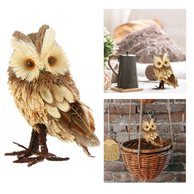FIGURINE DE CHOUETTE Table Dessin Animé Décor Hibou Boîtes Conserve EUR ...