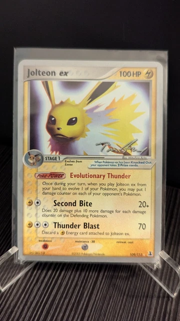 POKEMON CARD JOLTEON EX 109/113 World Championships 2007 Delta Species ...