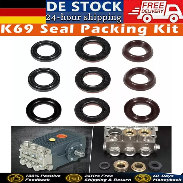 REPLACEMENT PRESSURE WASHER Repair Kit 69 For General Pump TS1511 ...