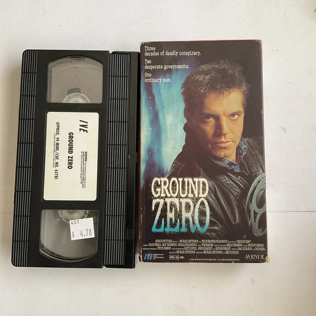 GROUND ZERO (VHS Tape 1988) IVE Action / Thriller - Government ...