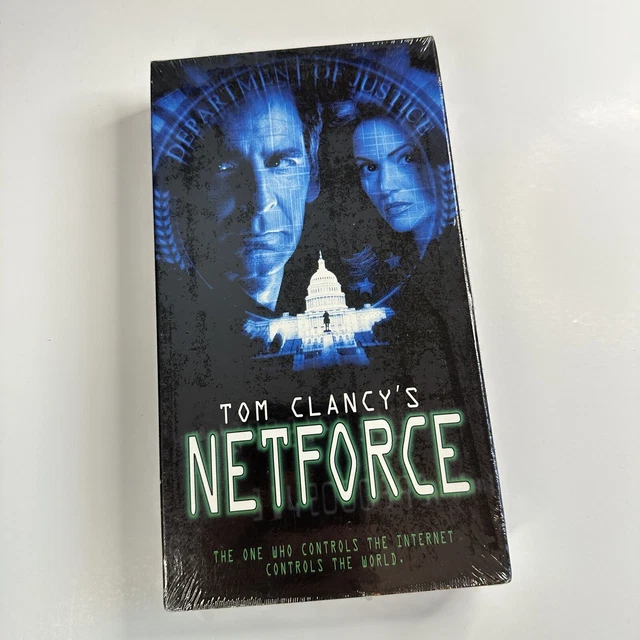 TOM CLANCY’S NETFORCE Sealed Vintage Video VHS 1999 Scott Bakula FREE ...