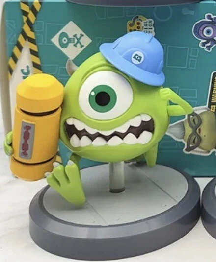 DISNEY MONSTERS INC Mike Wazowski Sully University Blind Box Toys Model ...