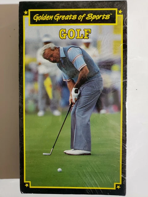 GOLDEN GREATS OF Sports, Golf VHS 1991 Sealed £7.07 - PicClick UK