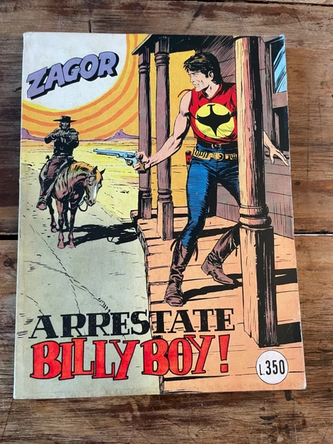 ZAGOR 120 ARRESTATE Billy Boy 1980 Bonelli L. 500 EUR 5,00 - PicClick IT
