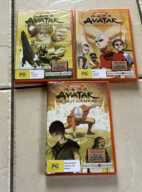 AVATAR THE LAST Airbender Book 2 Earth Volume 2, 3 & 4 Brand New Sealed ...