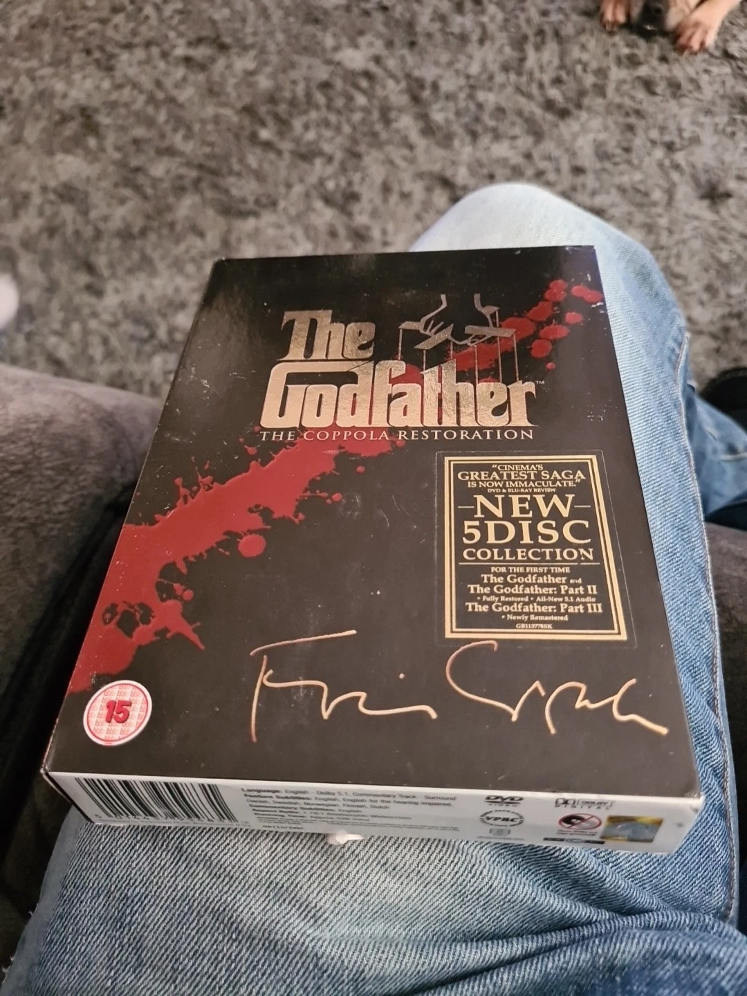 THE GODFATHER TRILOGY (Box-Set) (DVD, 2008) Action Adventure Thriller ...