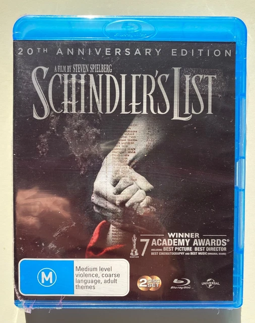 SCHINDLER'S LIST (20TH Anniversary Edition, Blu-ray, 1993) Region B sealed $22.00 - PicClick AU