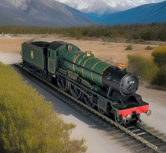 HORNBY 1016 COUNTY Of Hants BR Green Steam Loco OO Gauge. Needs ...