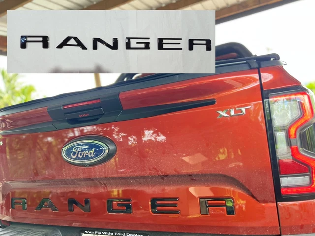 FORD RANGER NEXT Gen 2022-23 Tailgate Insert Letters RANGER all models ...