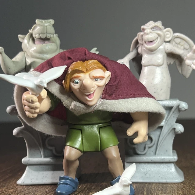 VINTAGE - HUNCHBACK Of Notre Dame - Quasimodo & Gargoyle Playset - 1996 ...