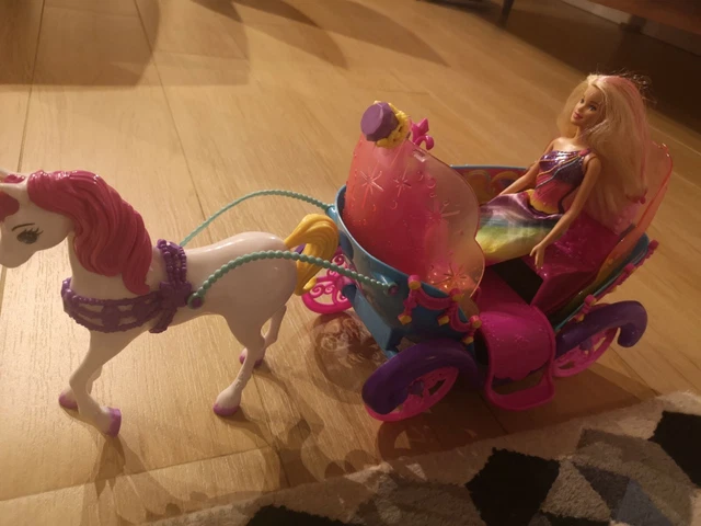 BARBIE CAROSSE ARC En Ciel Mattel très rare, OOP collector EUR 12,90 ...