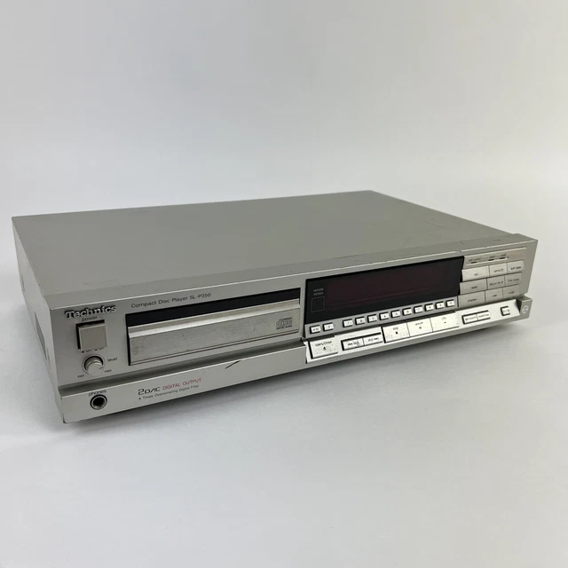 VINTAGE TECHNICS SL-P350 CD Compact Disc Player Silver Hi-Fi Separate ...