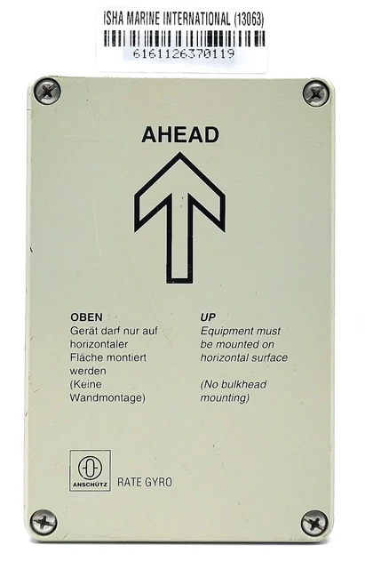 ANSCHUTZ RAYTHEON MARINE GmbH. Taux Gyro 410-026-E00 EUR 709,04 ...