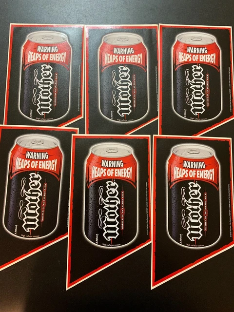 COCA-COLA - MOTHER Energy Drink "Mother of an Energy Kick" Sticker ...