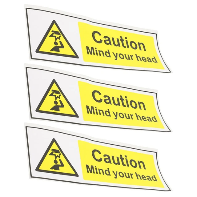 3 PCS SIGNAGE Please Mind The Stickers Self Adhesive Signs £4.79 ...