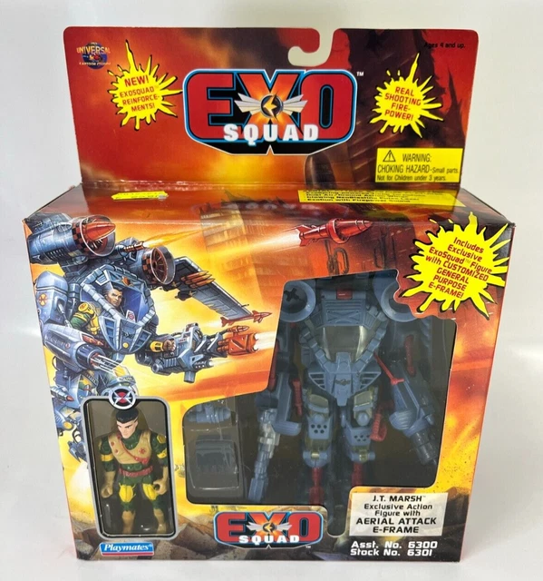 J.T. MARSH AERIAL ATTACK E FRAME Exo Squad Exosquad Playmates ROBOTECH ...