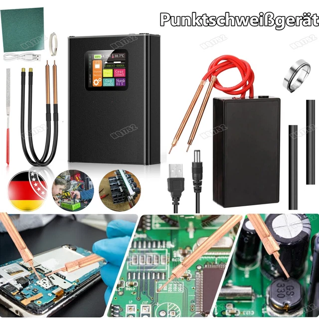 MINI DIY PUNKTSCHWEISSGERÄT Spot Welder Akku Punktschweißen ...