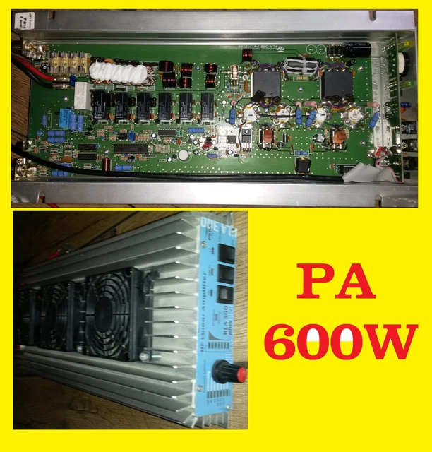 HF POWER AMPLIFIER RM HLA 300 AMPLIFIER QRO MODIFIED 600W - BLW97 ...