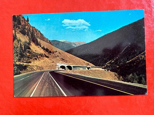 VINTAGE ROGERS PASS BC HIGHWAYS SNOWSHEDS~UNUSED Postcard~Canada $4.50 ...