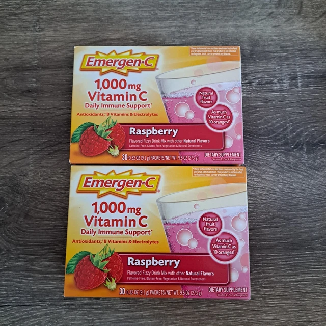 EMERGEN-C 1000 MG Vitamin C Immune Support 30 Packets (2 PACK ...
