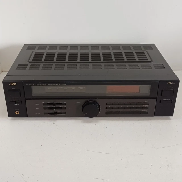 JVC RX-202L DIGITAL Synthesizer Receiver TESTED FM/LW/MW Phono Tape1 ...