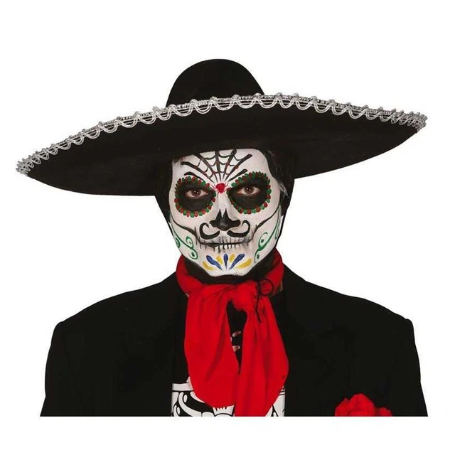 FIESTAS GUIRCA UNISEX Adult Mexican Felt Costume HatOne Size Black ...