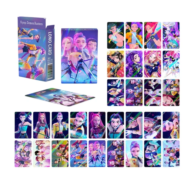 30/55PC KPOP DEMON Hunters Card Photocards Kpop Rumi Mira Zoey Jinun ...