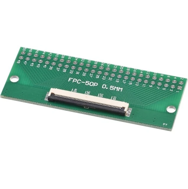 MAPPA SOURCING FPC FFC scheda convertitore PCB 50P 0,5 mm lato presa, posteriore... EUR 4,62 ...
