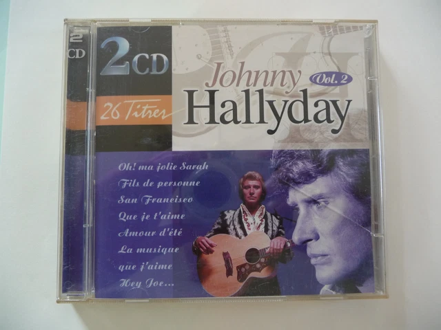 CD JOHNNY Hallyday 2Cd 26 Titres EUR 4,00 - PicClick FR