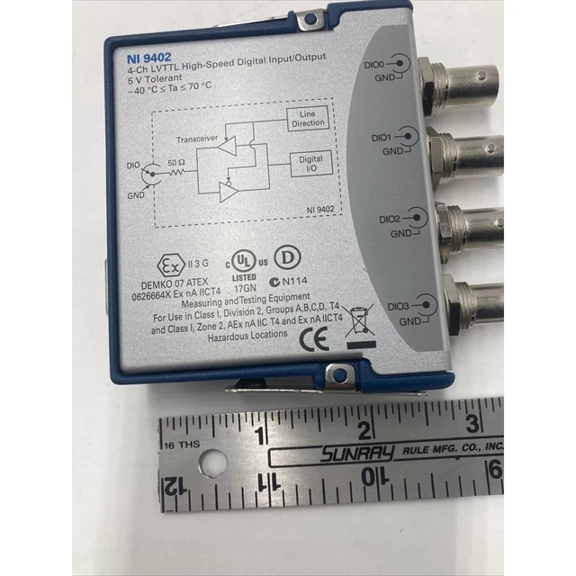 NEW NATIONAL INSTRUMENTS NI-9402 NI9402 C Series Digital Module $314.07 ...