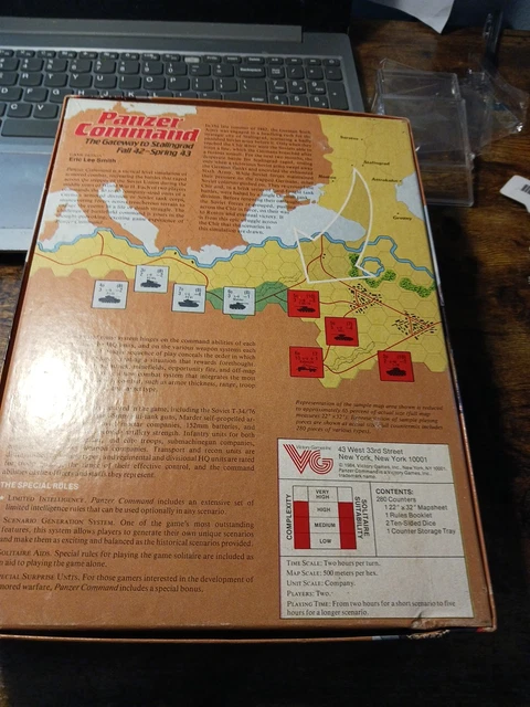 VG GAMES. PANZER Command. Military Board Game. Ww2. Vintage $14.04 ...