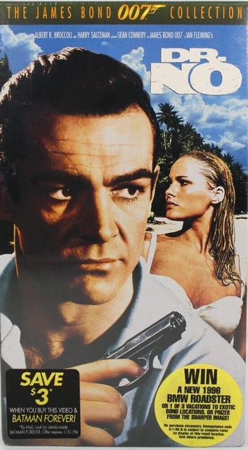 DR. NO JAMES Bond 007 Vhs New Sealed 1995 Edition Vintage Sean Connery ...