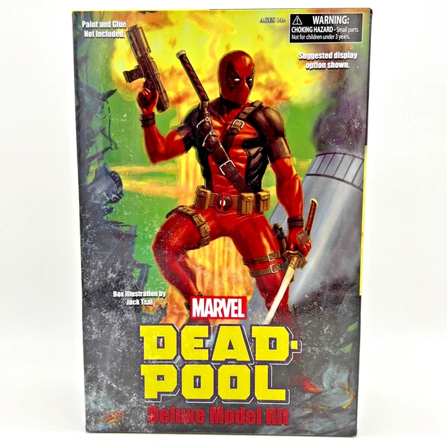 DIAMOND SELECT MARVEL Comics DEADPOOL 1:8 Scale Deluxe MODEL KIT * NEW ...
