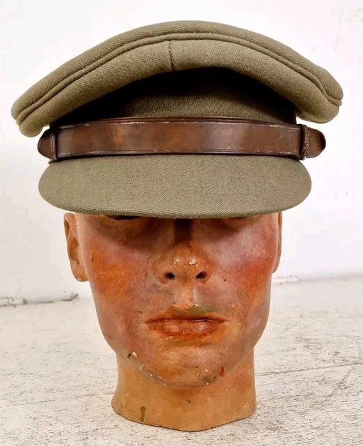 WW2 BRITISH ARMY Officers Peaked Cap Hat ( Bates Hatter London) £69.99 ...