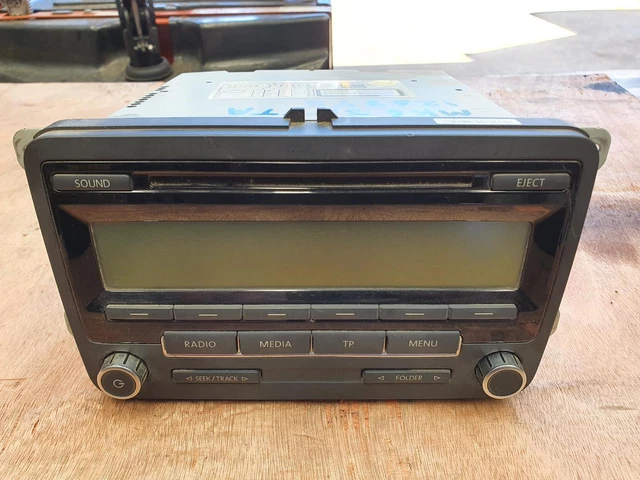 VW JETTA STEREO/HEAD Unit Single Disc Cd Player (Rcd310), 1Km ...