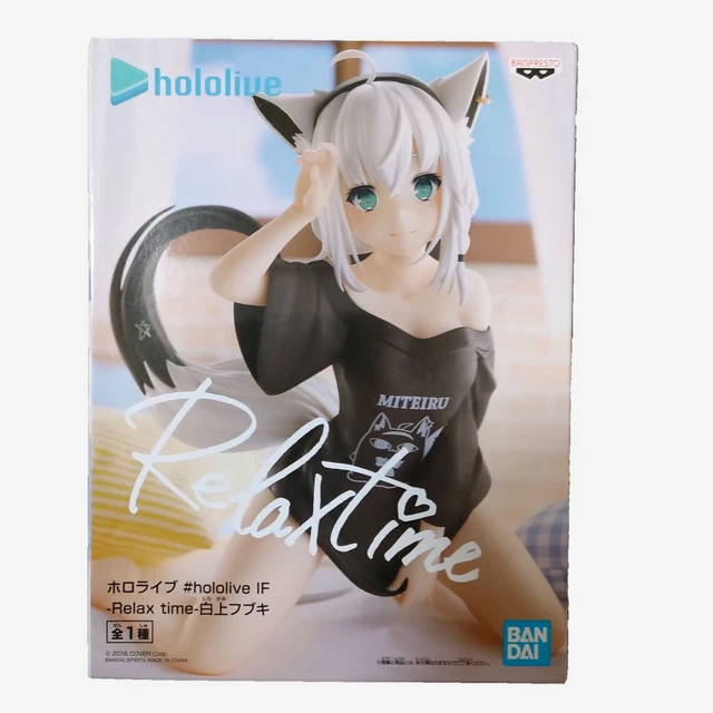 HOLOLIVE RELAX TIME Shirakami Fubuki Figure Vtuber Prize Japan PVC BANDAI Toy EUR 65,80 ...